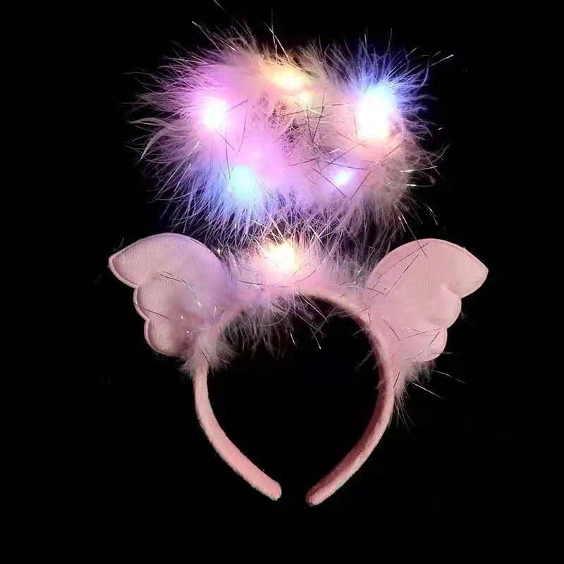 Jual Bando Malaikat Led Angel Headband Glow In The Dark | Shopee Indonesia