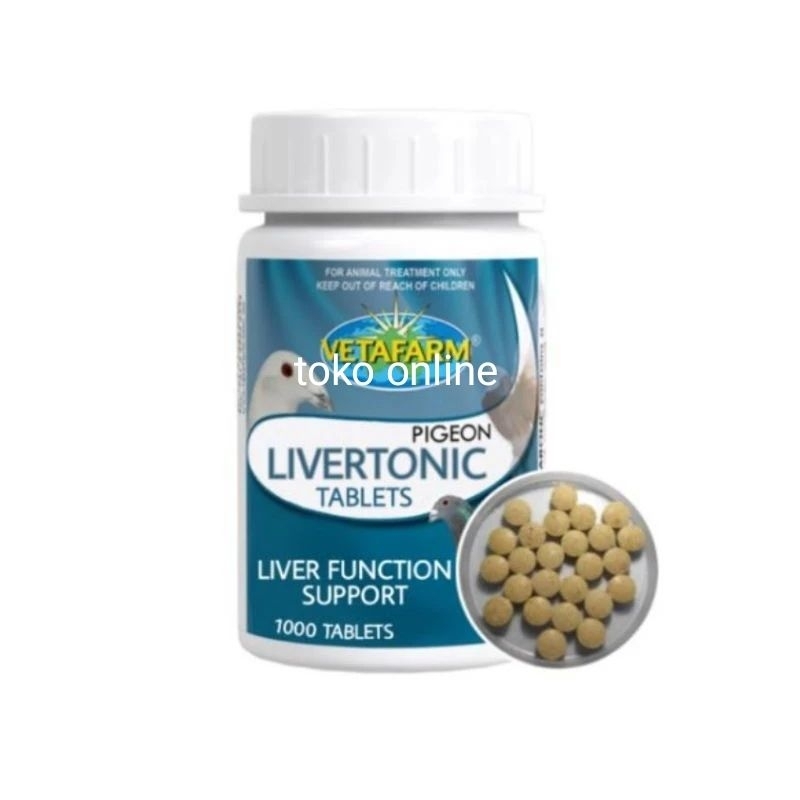Jual LIVERTONIC VETAFARM MERPATI 1 tablet obat merpati | Shopee Indonesia