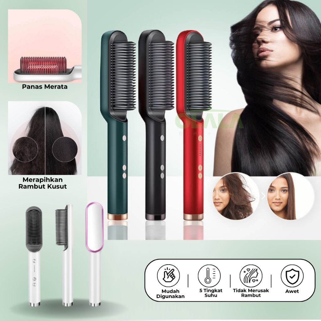Jual Catokan Sisir / catok sisir lurus Multifungsi FH-909 | Shopee ...