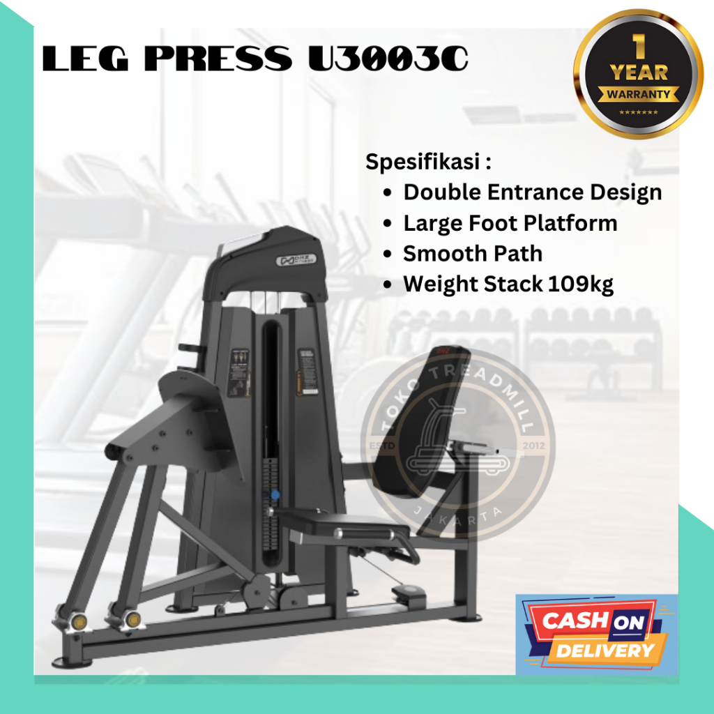 Jual Alat Fitness Leg Press U-3003C Beban 109kg | Shopee Indonesia