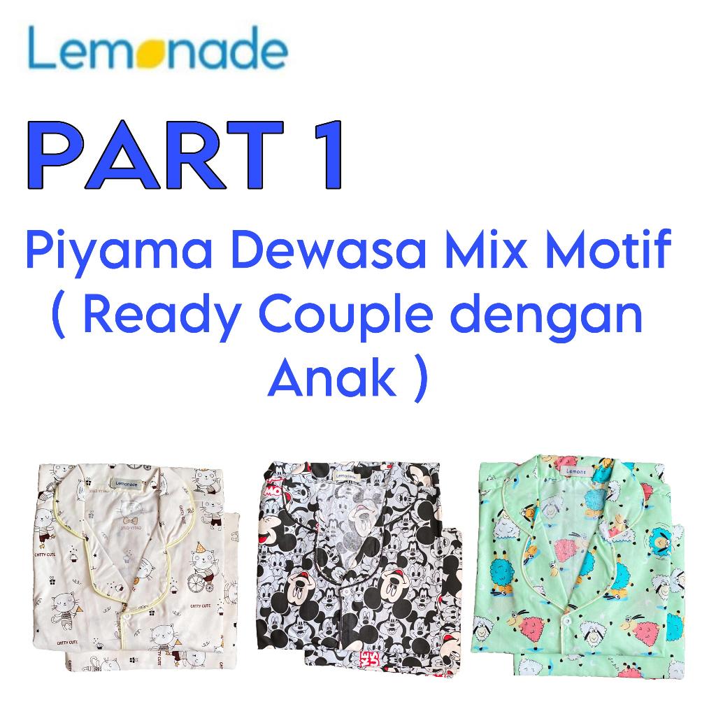 Jual Lemonade Piyama Dewasa Mix Motif Part 1 LD 108 cm | Shopee Indonesia