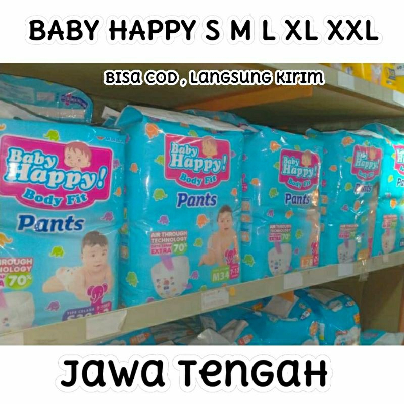 Jual Baby Happy Body fit Pants S38+2 M32 L28 XL26 XXL24 | Shopee Indonesia