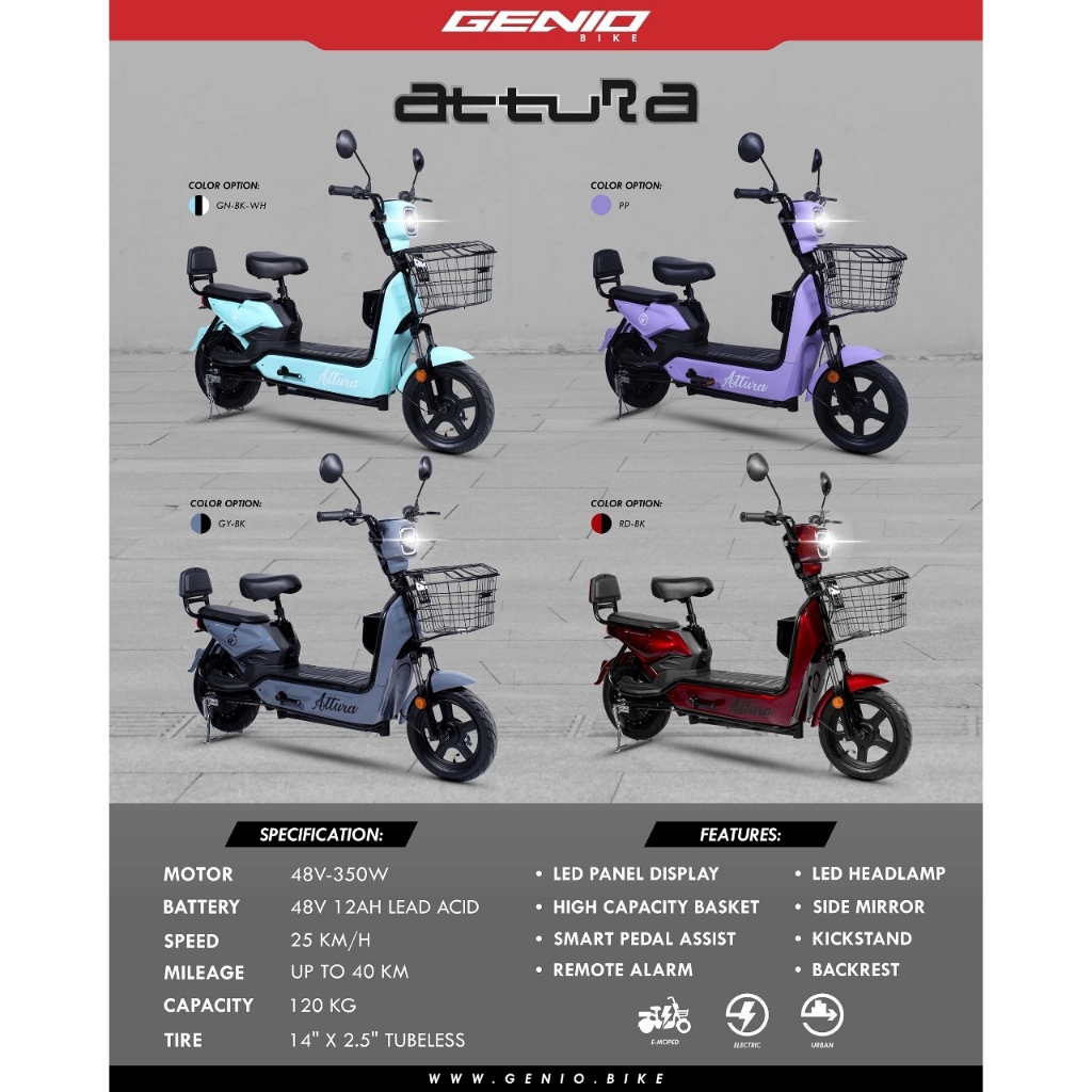 Jual GENIO SEPEDA LISTRIK ATTURA | Shopee Indonesia Jual GENIO SEPEDA LISTRIK ATTURA | Shopee Indonesia