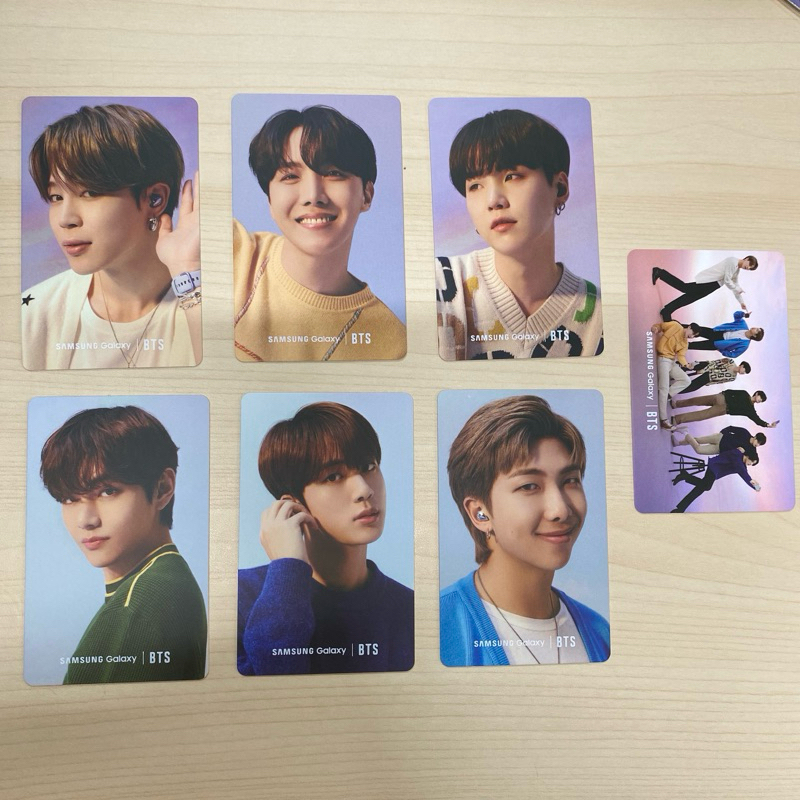 Jual Photocard BTS galaxy buds ver 2 | RM / Jin / Suga / Jhope / Jimin / Taehyung | Shopee Indonesia