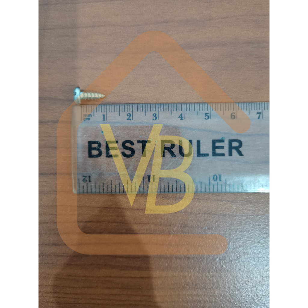 Jual sekrup PAB 6x3/8 skrup 1 cm PH philip pan head tapping screw 6 x ...