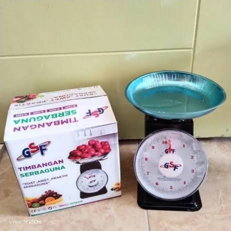 Jual Timbangan Besi Analog GSF 20kg - Timbangan Buah/Sayur 20kg ...