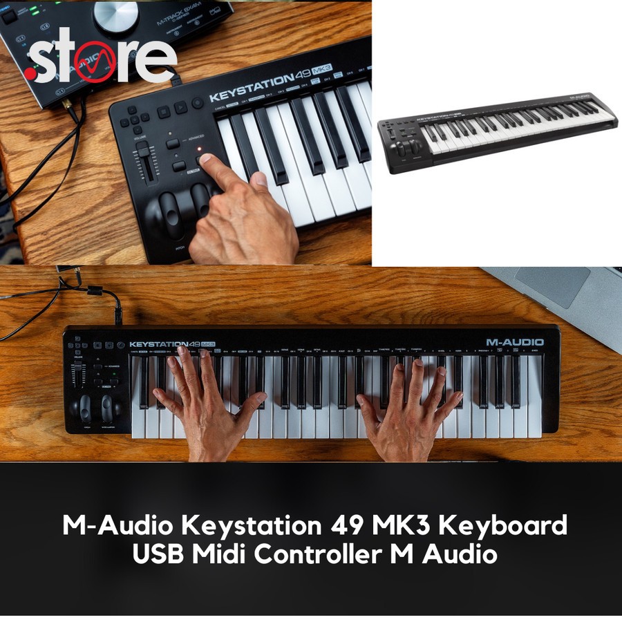 Jual M-Audio Keystation 49 MK3 Keyboard USB Midi Controller M Audio | Shopee Indonesia