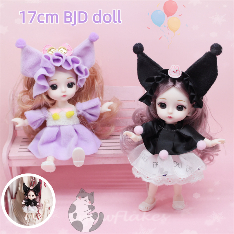 Jual 17cm/30cm Mainan anak perempuan Boneka BJD doll Princess cute ...