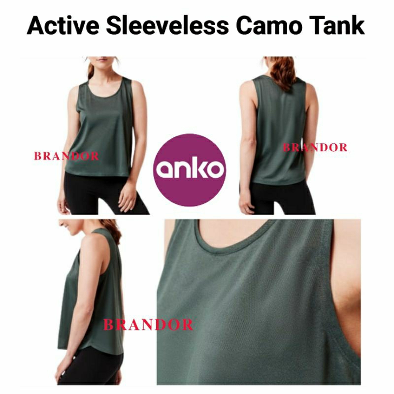 Jual Brandor - WOMEN ACTIVE TANK TOP By ANKO ( antt12 ) | Shopee Indonesia