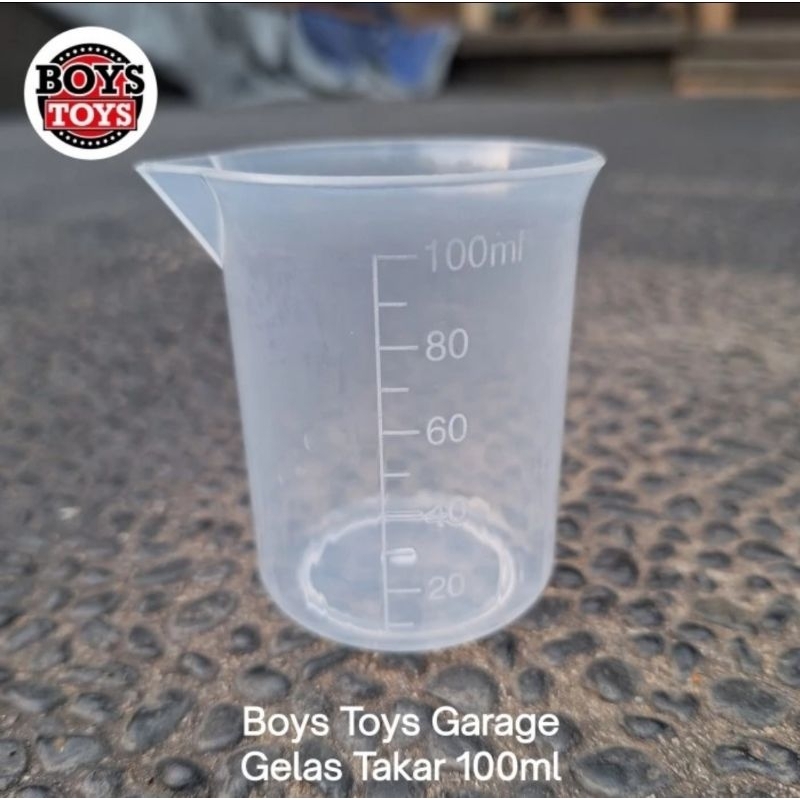 Jual Gelas Takar Plastik 100ml Gelas Ukur Cairan 100 ml Measuring Cup ...