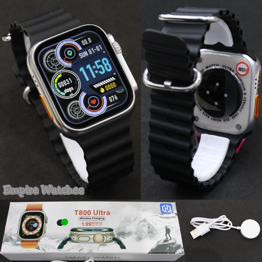 Jual Jam Tangan Smartwatch T800 Ultra Jam Tangan Bluetooth Full Touch ...