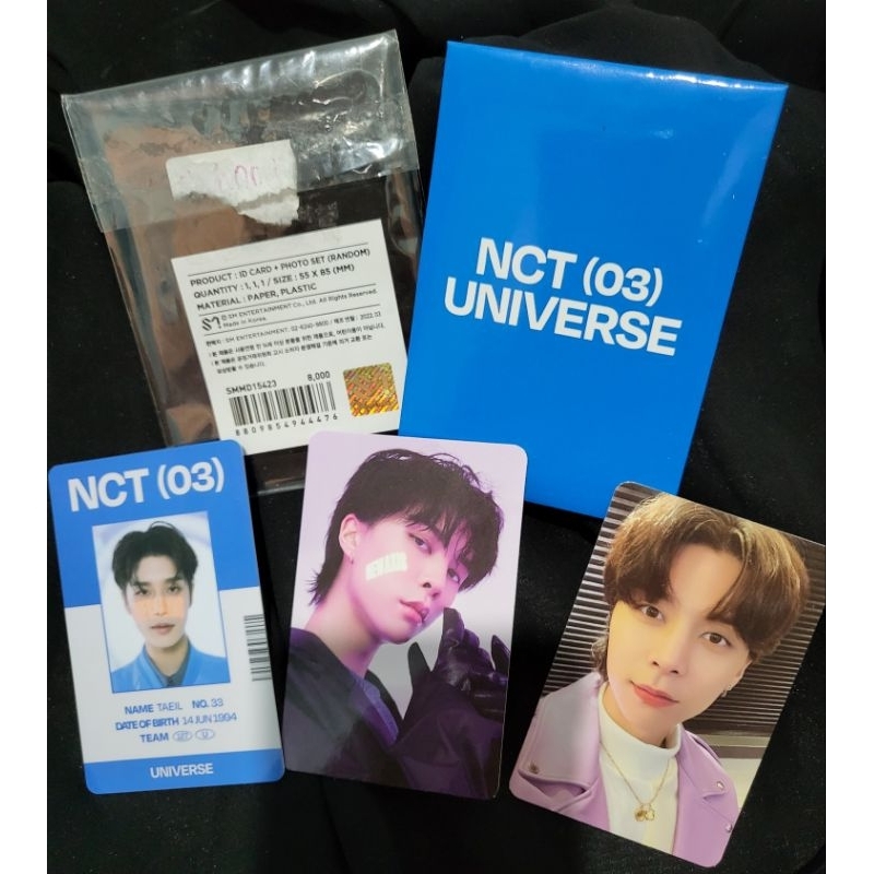 Jual NCT universe ID card + photo set Taeil | Shopee Indonesia