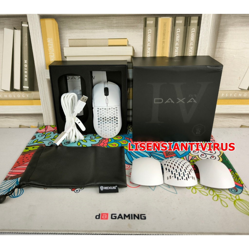 Jual Mouse Rexus PRO Mouse Wireless Gaming Daxa Air IV Daxa Air 4 Daxa ...