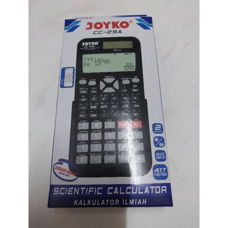 Jual JOYCO CC-29A SCIENTIFIC CALCULATOR ( kalkulator untuk sekolah) | Shopee Indonesia