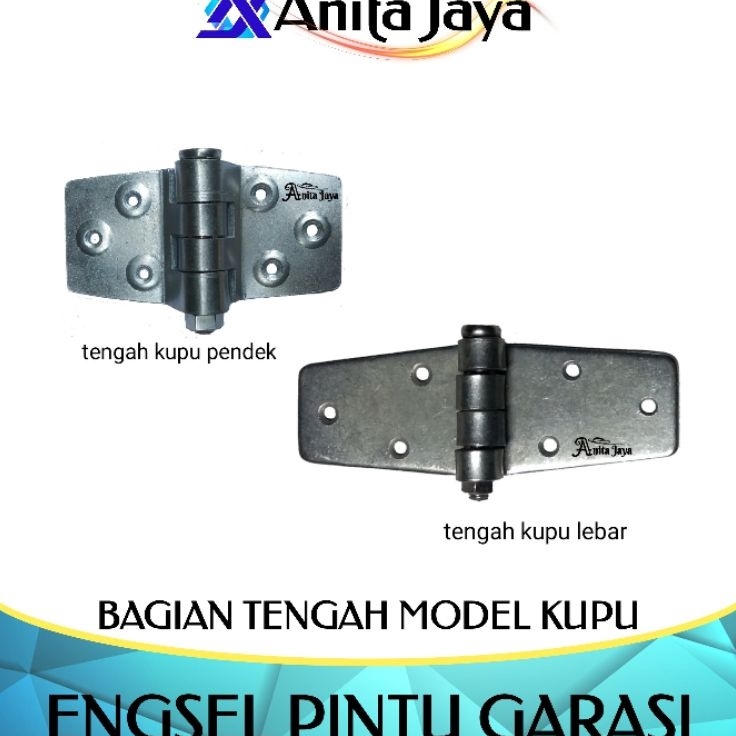 Jual engsel tengah pintu garasi sleding atau lipat model kupu | Shopee ...