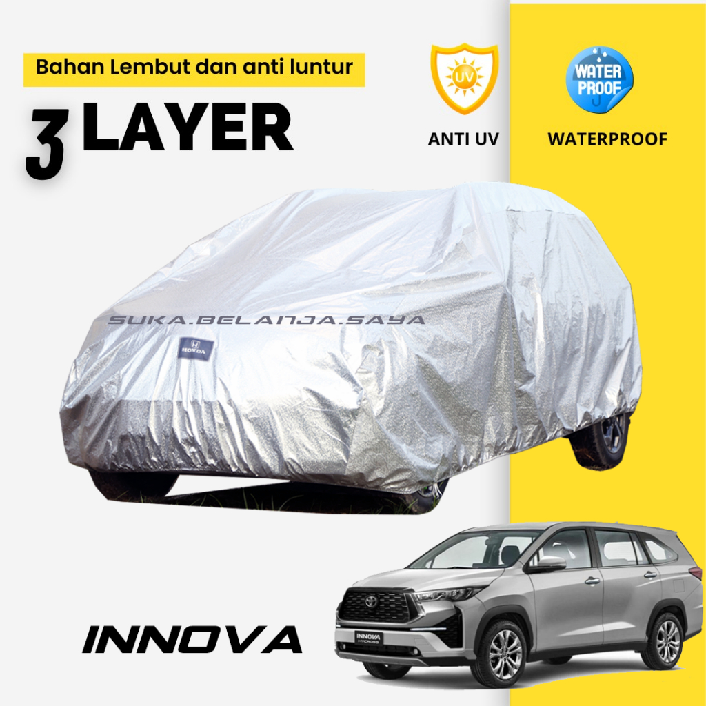 Jual 3 LAYER OUTDOOR PREMIUM ALL NEW INNOVA Body Cover Mobil innova ...