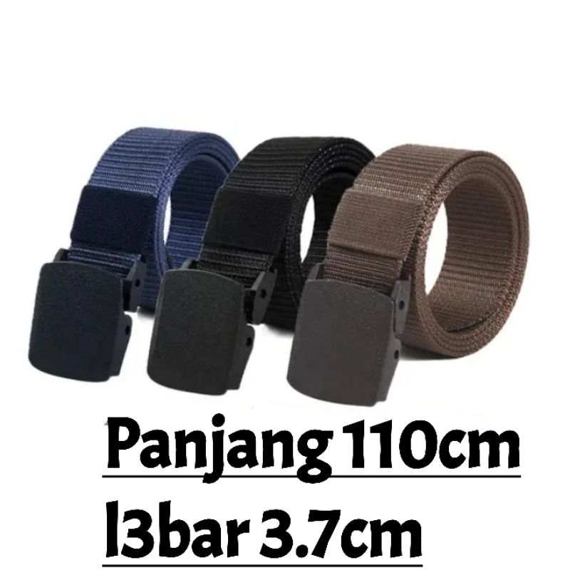 Jual IKAT PINGGANG CANVAS PRIA NYLON ANTI METAL DETECTOR | Shopee Indonesia