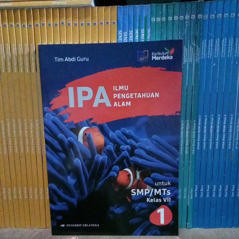Jual Buku paket siswa Ilmu pengetahuan Alam/IPA kelas 7 SMP/MTs kurikulum merdeka Erlangga ...
