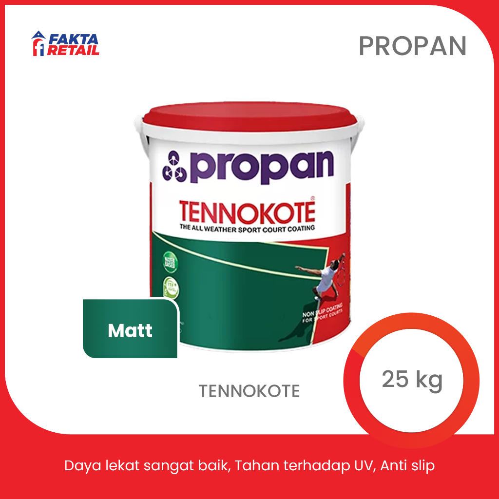 Jual PROPAN TENNOKOTE Cat Lapangan Cat Lantai Beton Warna Standar 25 Kg ...