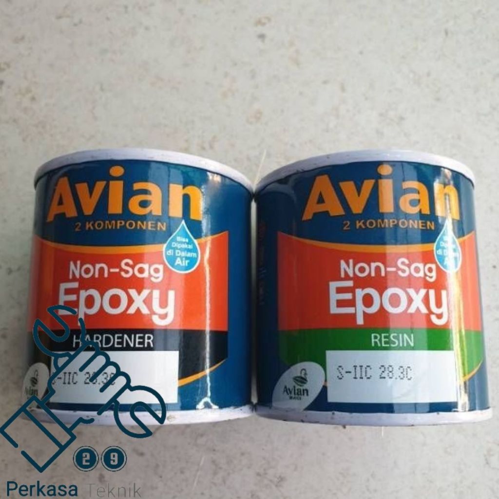 Jual Lem EPOXY Non Sag Avian 2 Komponen - 800 Gram (Resin & Hardener ...