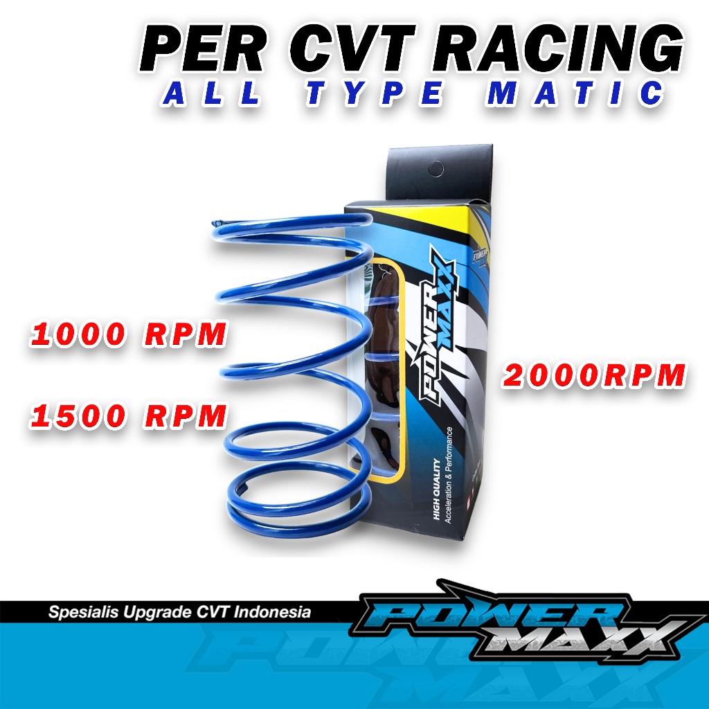 Jual PER CVT POWERMAXX RACING 1000 - 1500 RPM PER CVT RACING ALL TYPE ...