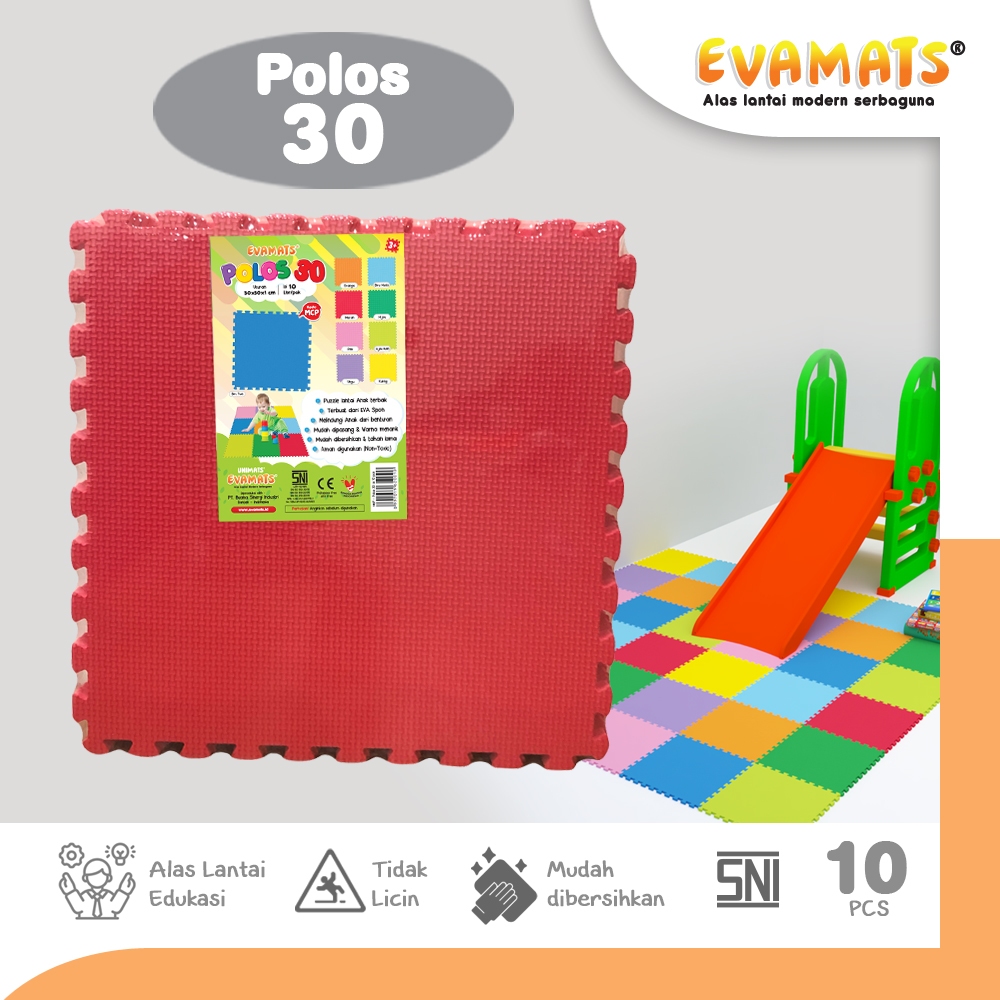 Jual EVAMATS Puzzle Polos 30x30 | Matras Puzzle, Puzzle Lantai, Matras ...