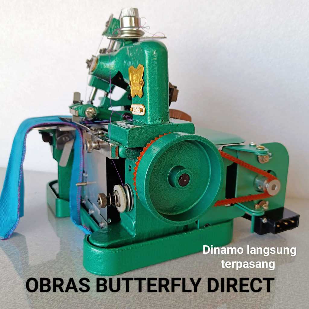 Jual MESIN OBRAS BUTTERFLY KEPALA SAJA + DINAMO | Shopee Indonesia