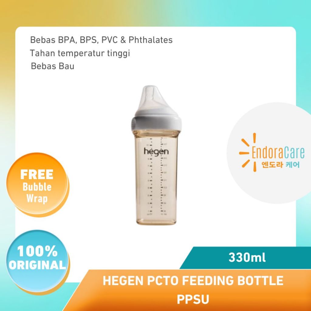 Jual Hegen PCTO Feeding Bottle PPSU 330ml Botol Susu Bayi | Shopee Indonesia