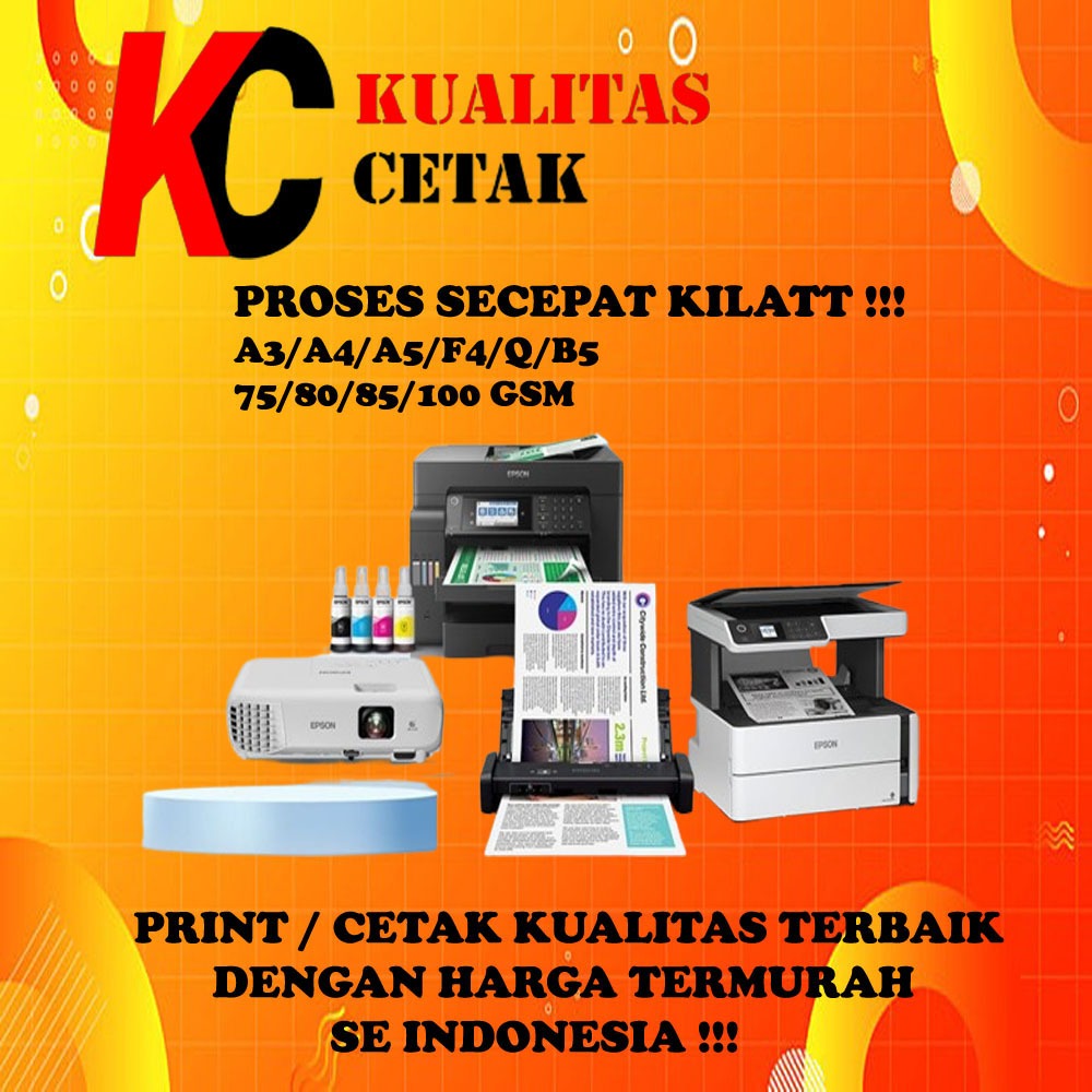 Jual PRINT / CETAK BUKU CEPAT A4 80/100 GSM TERMURAH, CETAK DOKUMEN ...