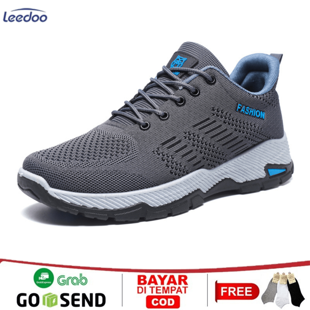 Jual Leedoo Sepatu Pria Casual Sneakers Lari Running Shoes Sepatu Kuliah Cowok Sneakers Olahraga ...