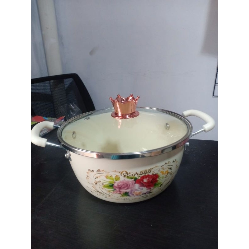 Jual panci jadul motif bunga isi 3pc _panci reona tutup kaca | Shopee ...