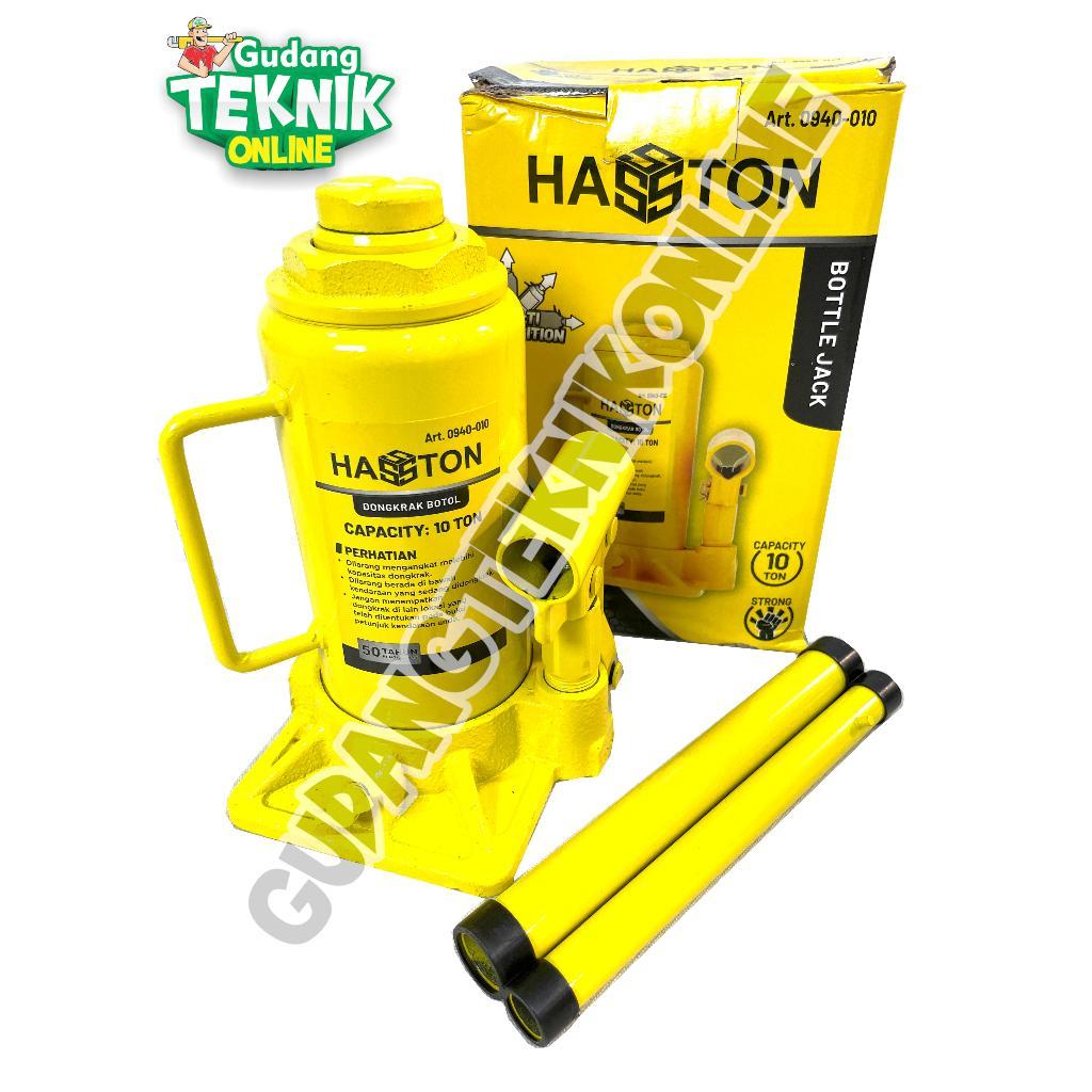 Jual Dongkrak Botol 10T 15T HASSTON PROHEX / Hydraulic Jack Bottle Dongkrak Mobil 10 Ton 15 Ton ...