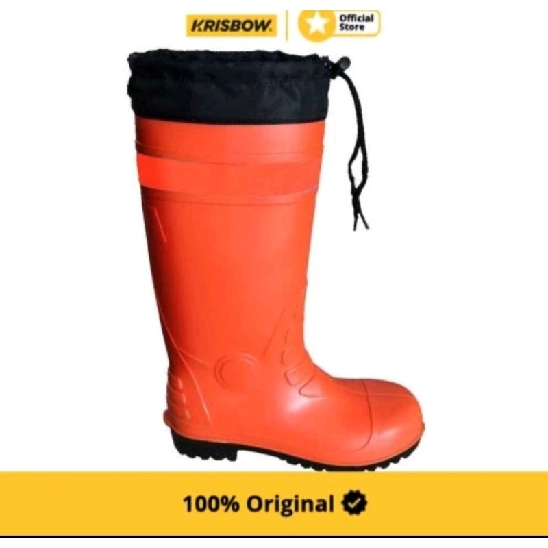 Jual Krisbow sepatu boot pvc dengan reflector/sepatu safety/safety ...