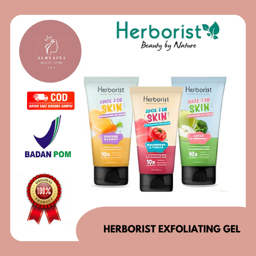 Jual HERBORIST JUICE FOR SKIN EXFOLIATING GEL SCRUB 150ML | Shopee Indonesia
