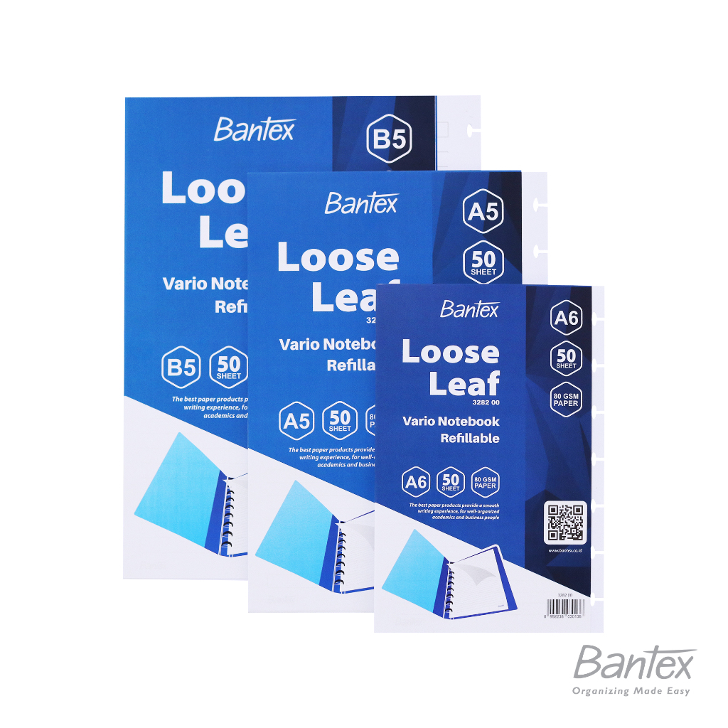 Jual Bantex Refillable Loose Leaf Paper Vario Notebook | Shopee Indonesia