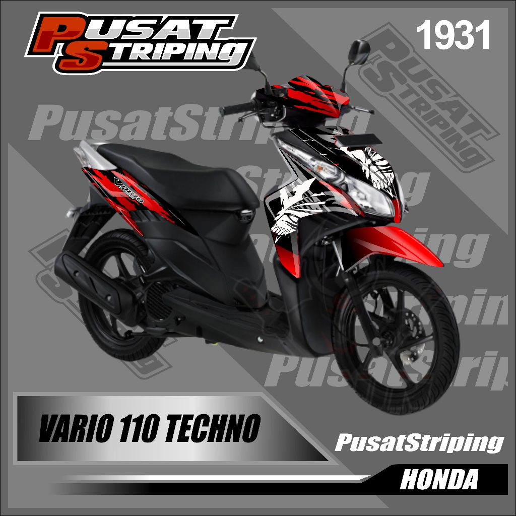 Jual Decal Motor Vario 110 Trchno Fullbody- Sticker Motor Custom All ...