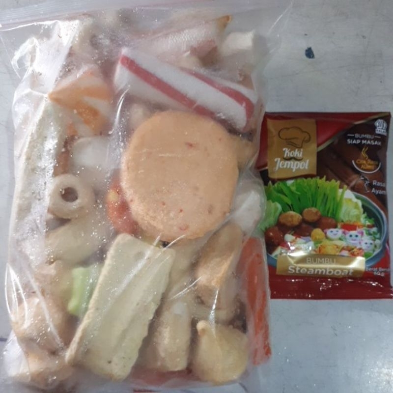 Jual PREMIUM STEAMBOAT BASO MIX SEAFOOD + BUMBU | Shopee Indonesia