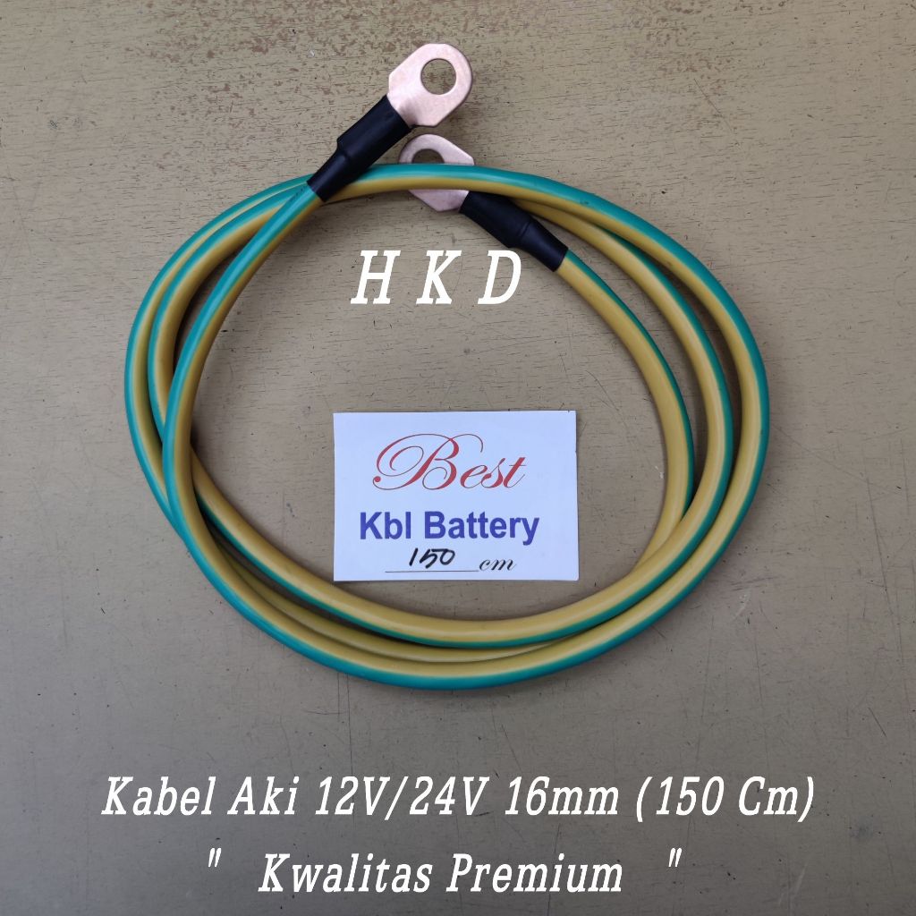 Jual KABEL AKI ACCU MOBIL 12V/24V 16MM PANJANG 150CM KWALITAS PREMIUM " BEST " | Shopee Indonesia