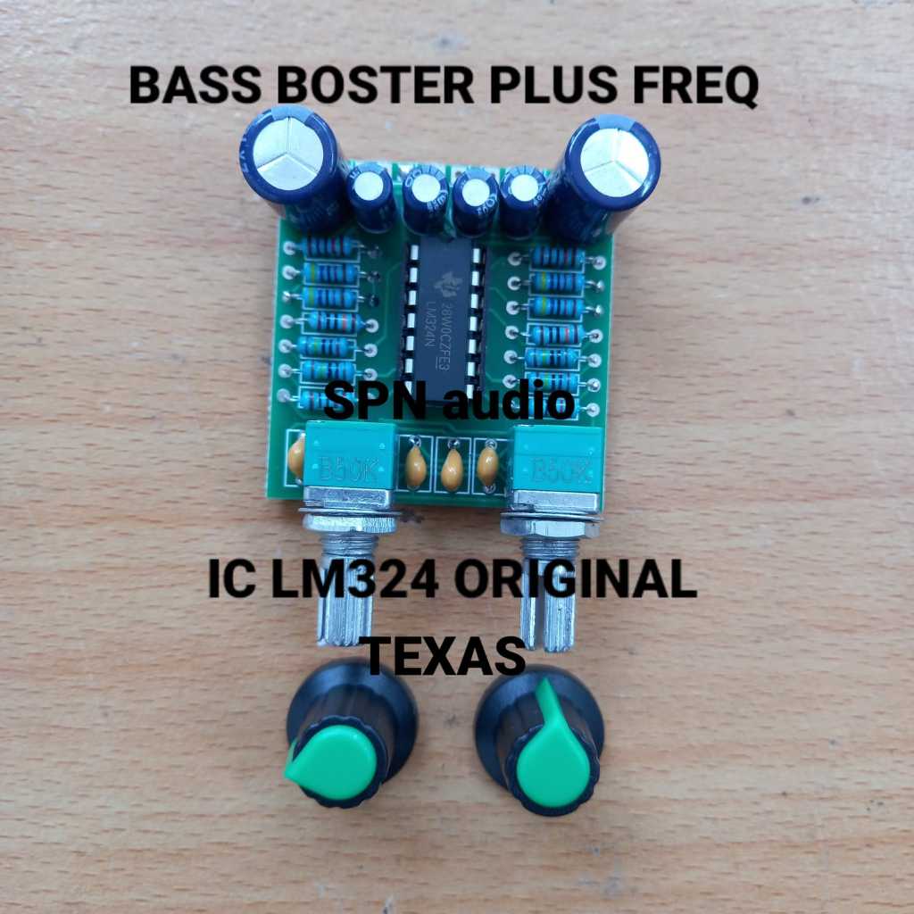 Jual Giga bass plus frekuensi bass boster plus ic lm324 penambah bass ...