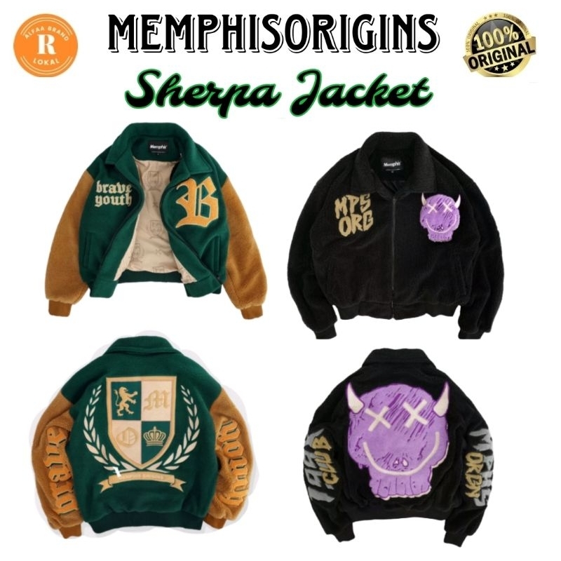 Jual [100% ORIGINAL] BISA COD| Sherpa Jacket Memphis Sherpa Diablo ...