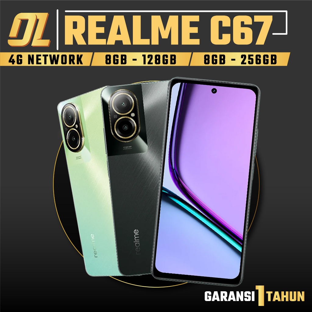 Jual Realme C67 8/128 8/256 GB NFC RAM 8 ROM 128 256 8GB 128GB 256GB 512GB HP Android Smartphone ...