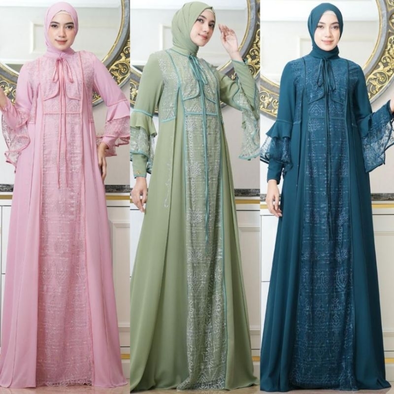 Jual Wismi Dress by Sanita Hijab | Shopee Indonesia
