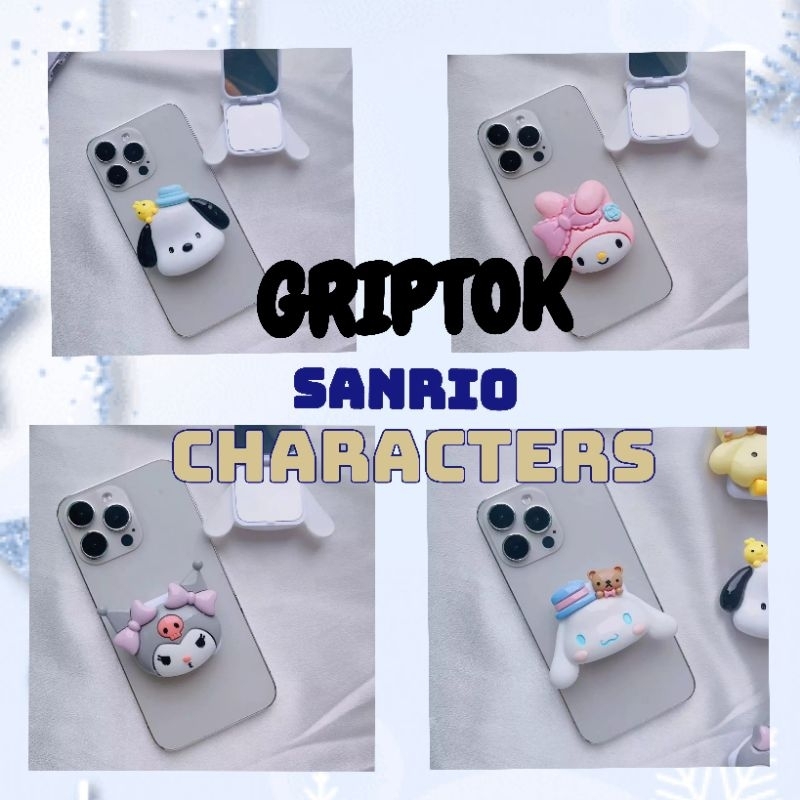 Jual GRIPTOK SanriO Characters Griptok Cermin Ring Phone Holder | Shopee Indonesia