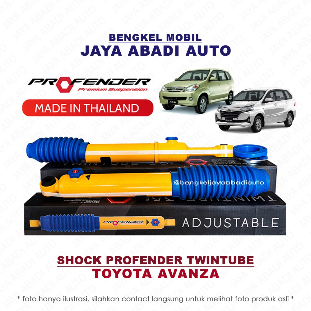 Jual Shock Breaker PROFENDER Twintube 4 Klik - TOYOTA AVANZA / VELOZ ...