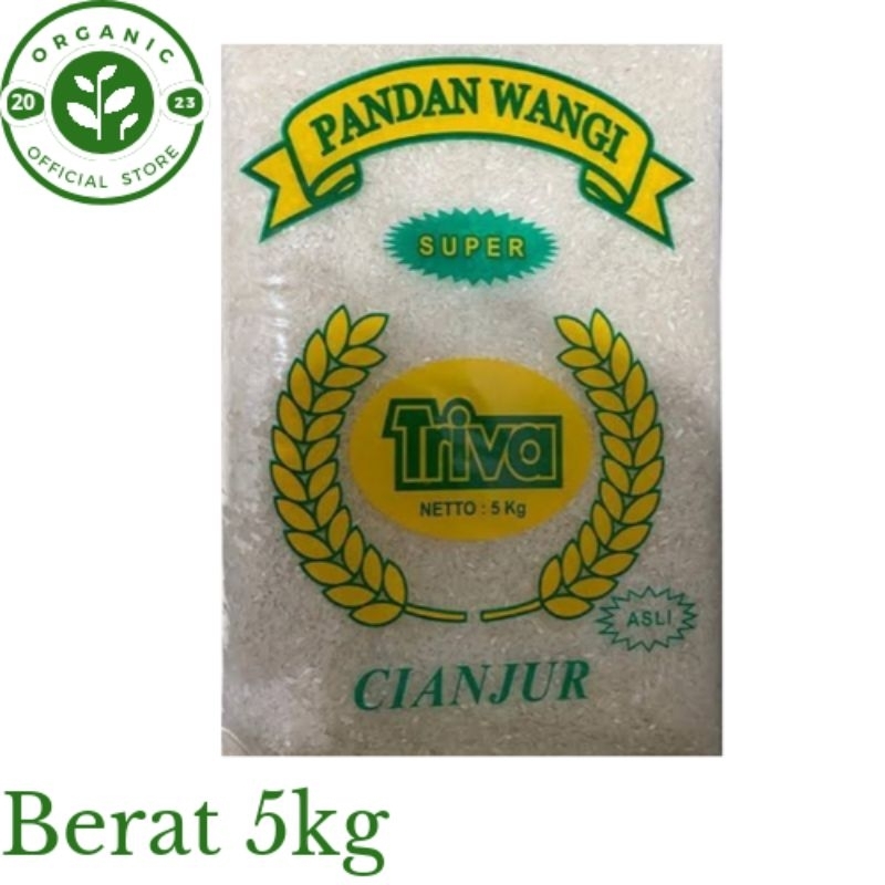 Jual Triva Pandan Wangi 5kg Pulen Cianjur | Shopee Indonesia