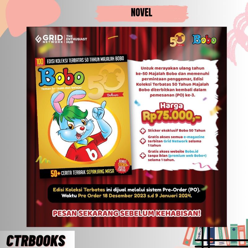 Jual Buku -Majalah Bobo edisi 50 Tahun warna kuning Original | Shopee Indonesia