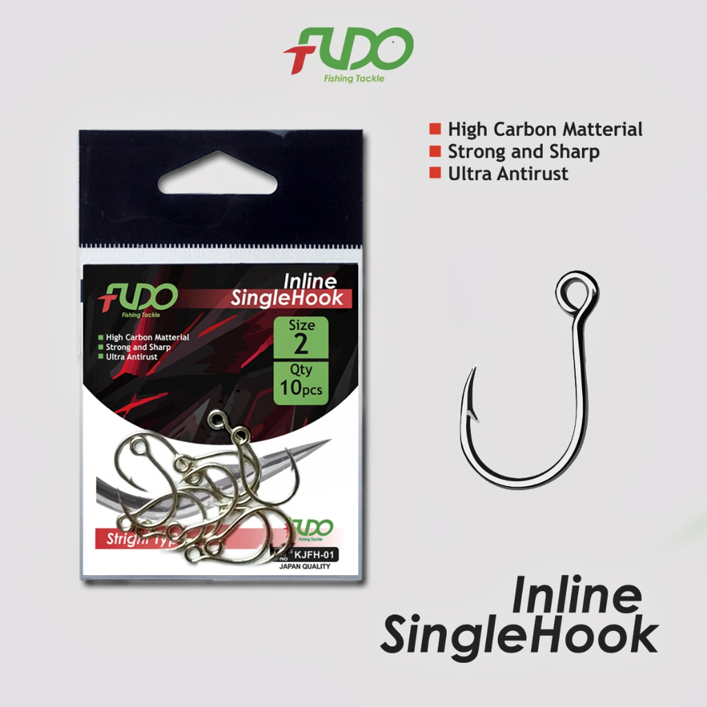 Jual Inline Single Hook Kaiju Kail Lure Casting Type Stright KJFH ...
