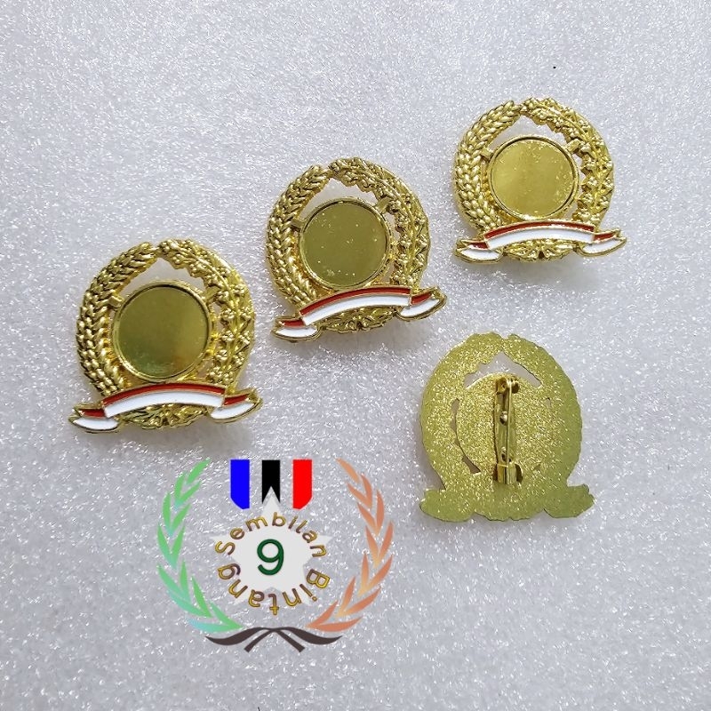 Jual Pin Logo Padi Kapas Polosan Peniti Bahan Kuningan | Shopee Indonesia