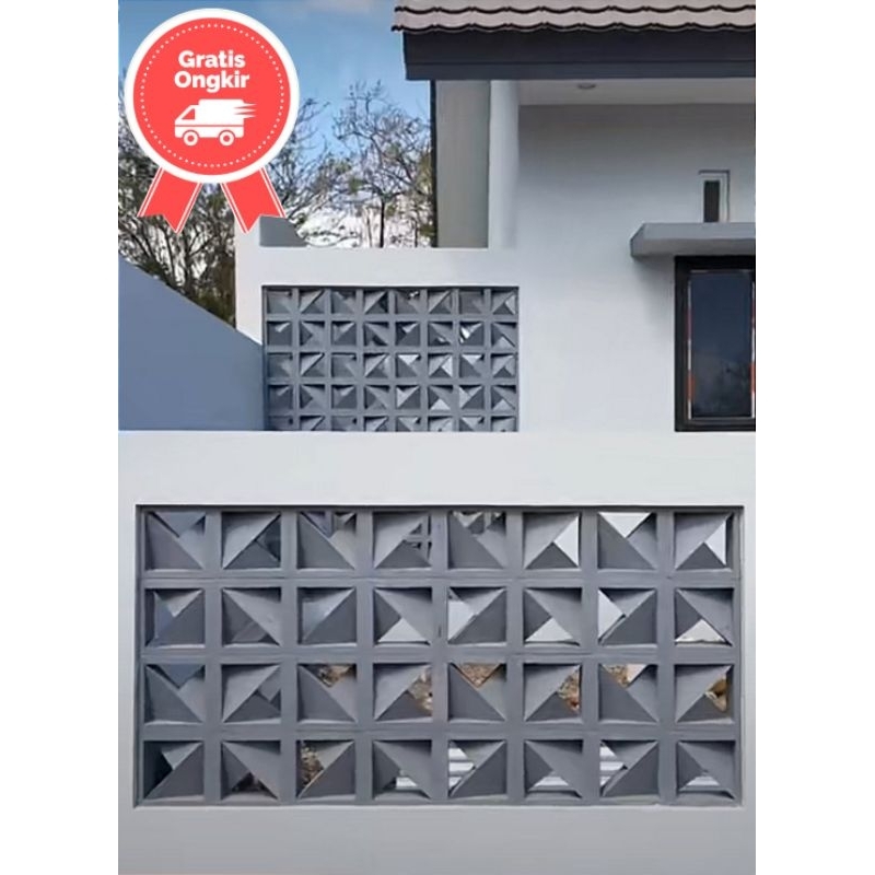 Jual Roster abu loster lubang angin pagar rumah aesthetic termurah ...