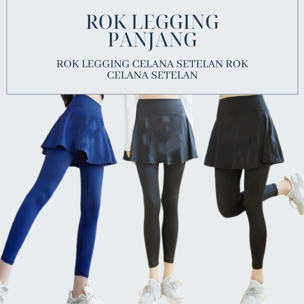 Jual Oppa Style Shop Rok Legging Panjang / Rok Legging Celana / Setelan ...